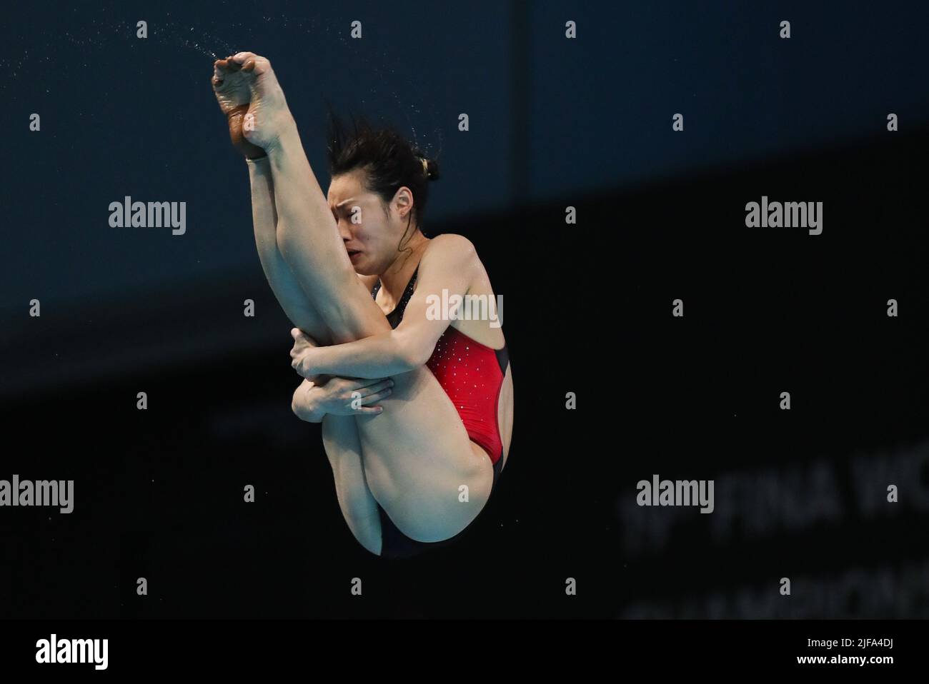 Budapest, Hungary. 1st July, 2022. Chang Yani of China competes during ...