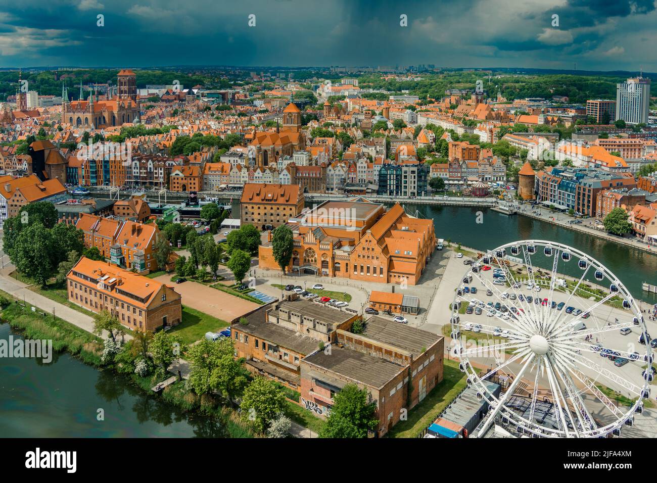 Gdansk aerial hi-res stock photography and images - Alamy
