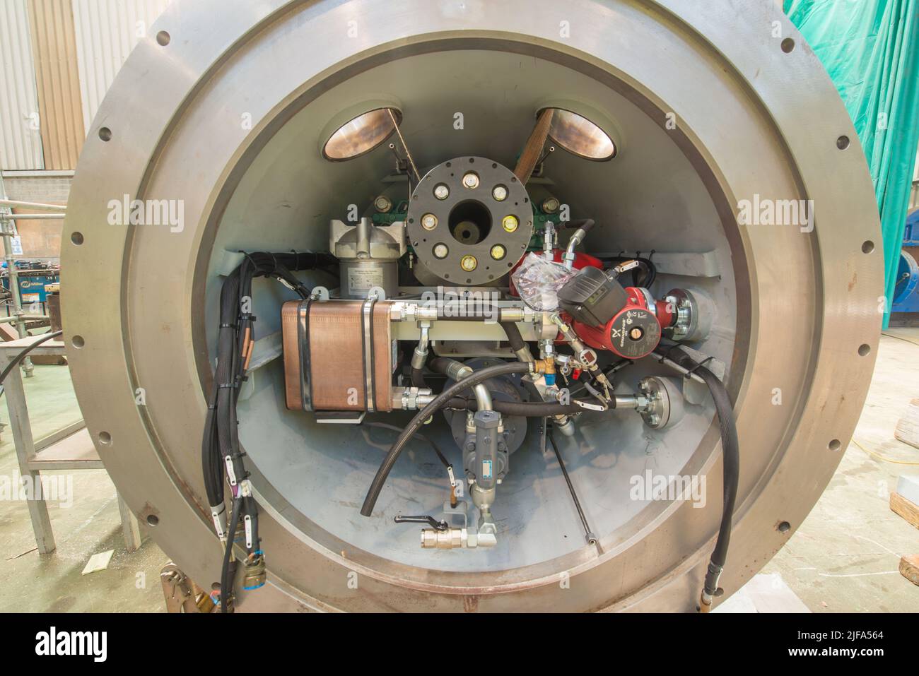 Fabrication of Deltastream tidal energy device at Pembroke Dock 2014 ...