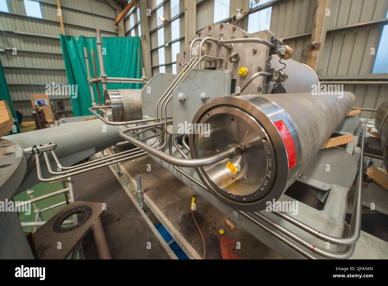 Fabrication of Deltastream tidal energy device at Pembroke Dock 2014 ...