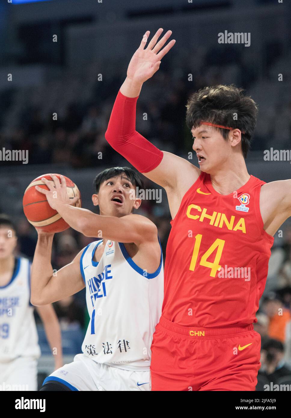 Melbourne, Australia. 01st July, 2022. Ai-Che Yu (L) of Chinese Taipei ...
