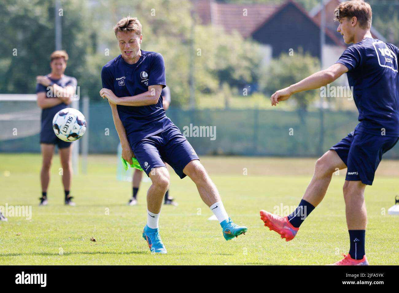 Gent's Matisse Samoise pictured during a training session of Belgian ...