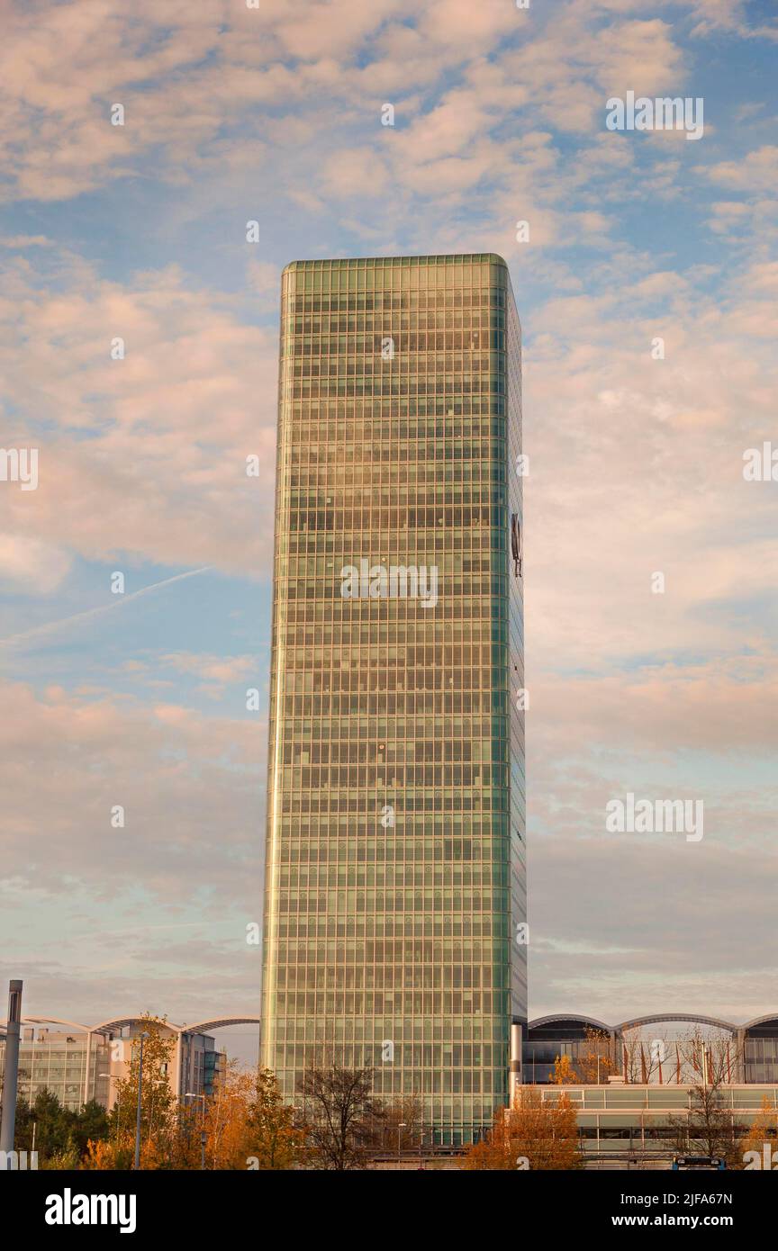 Uptown Munich skyscraper, also O2 Tower, 146 metres, tallest building ...