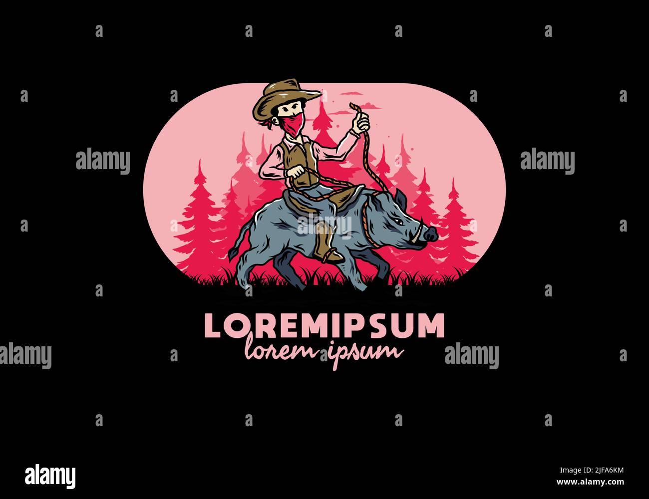 Beard man character riding Stock Vector Images - Alamy