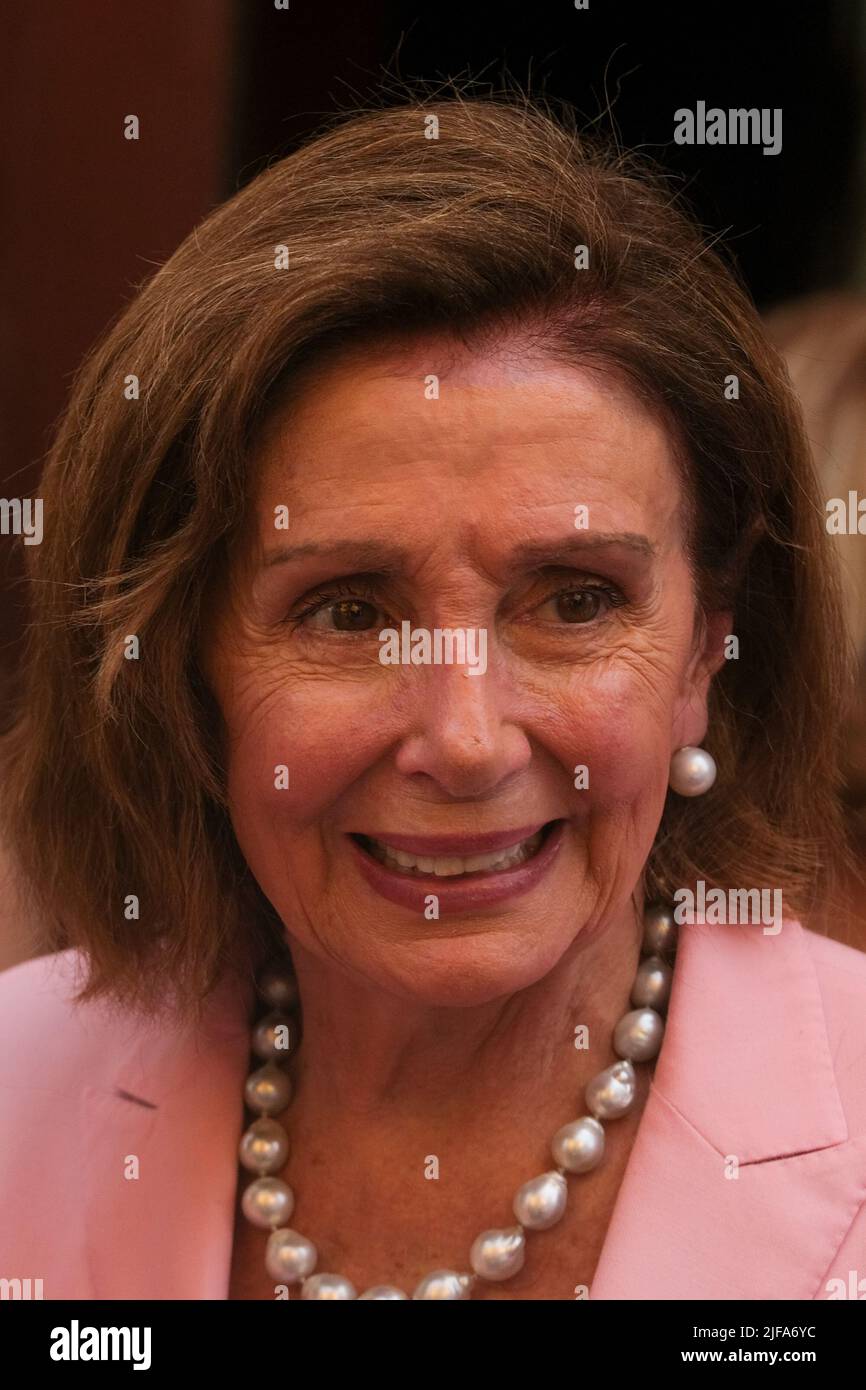 Speaker of the USA House of Representatives, Nancy Patricia Pelosi ...