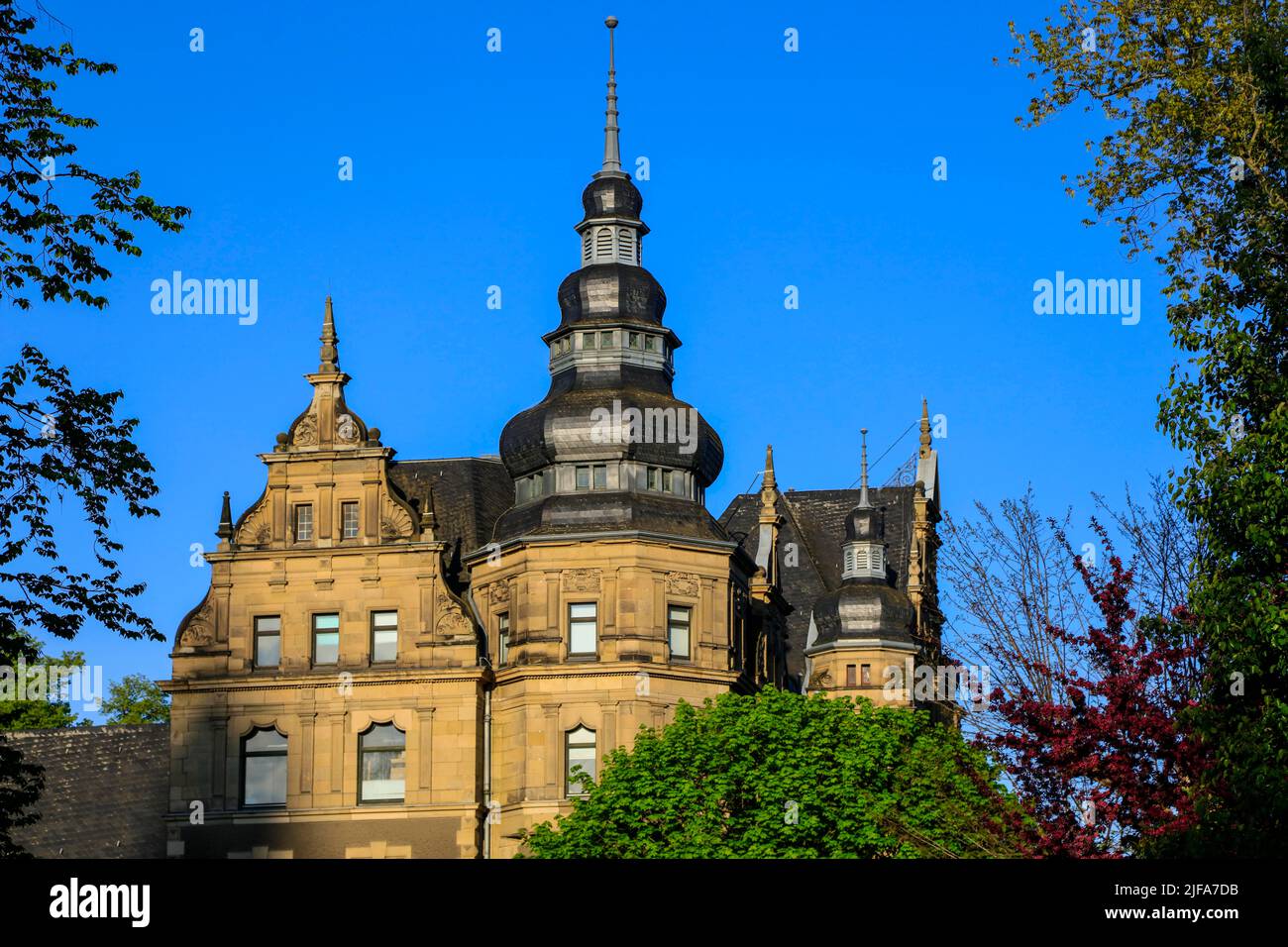 Historic main building of the Hanover Police Headquarters, built in ...