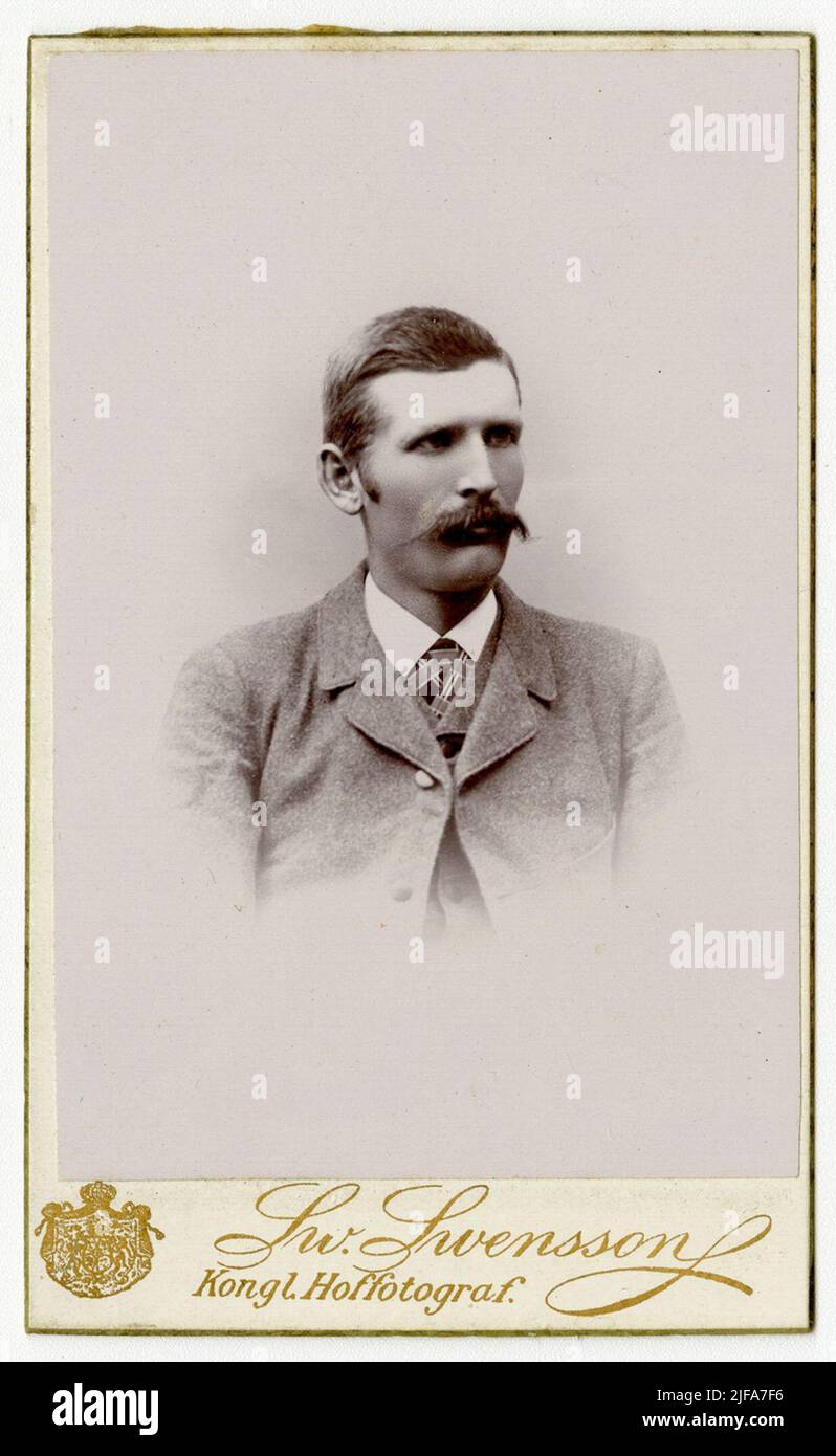 Portrait of Adolf Johansson Portrait of Adolf Johansson The photograph ...