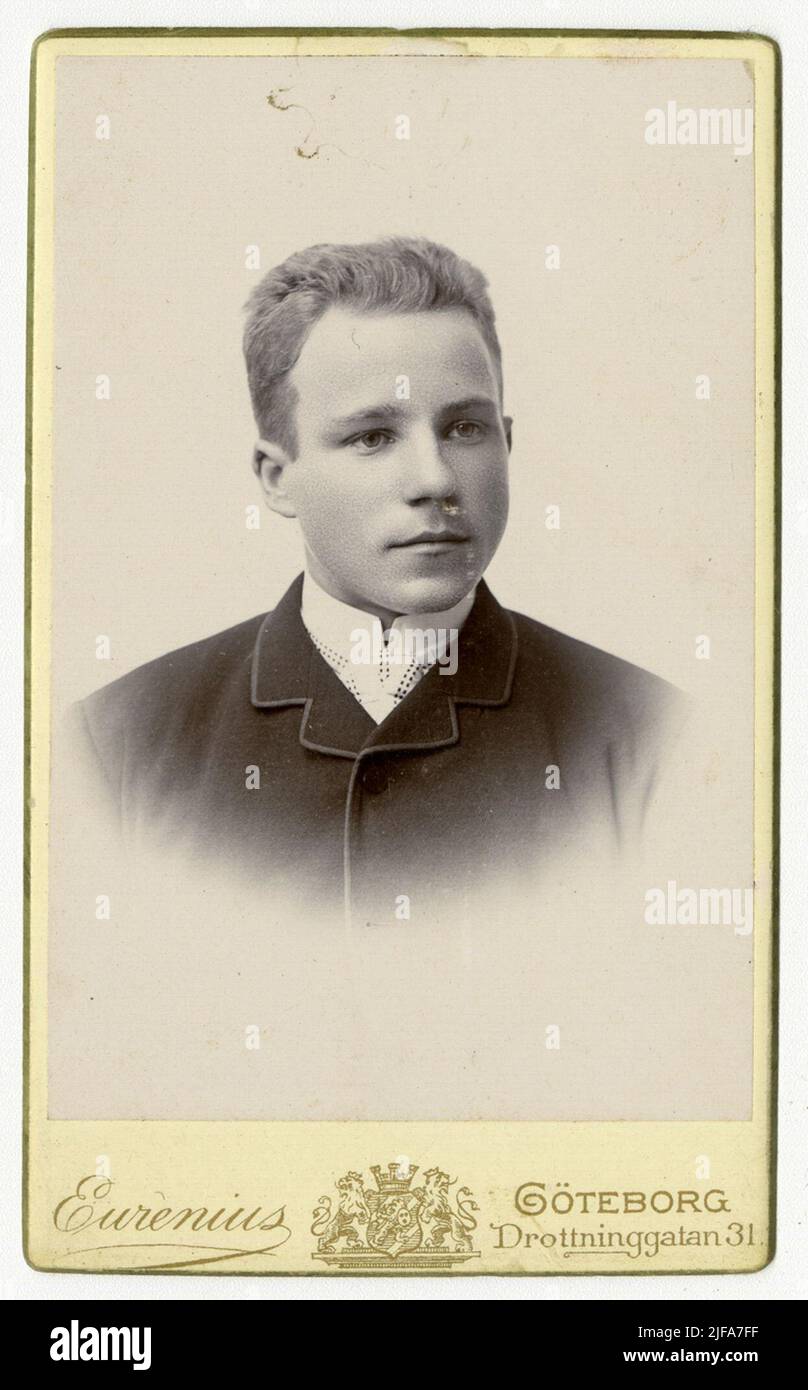 Portrait of Emil Anderson. Portrait of Emil Anderson. The photograph is ...