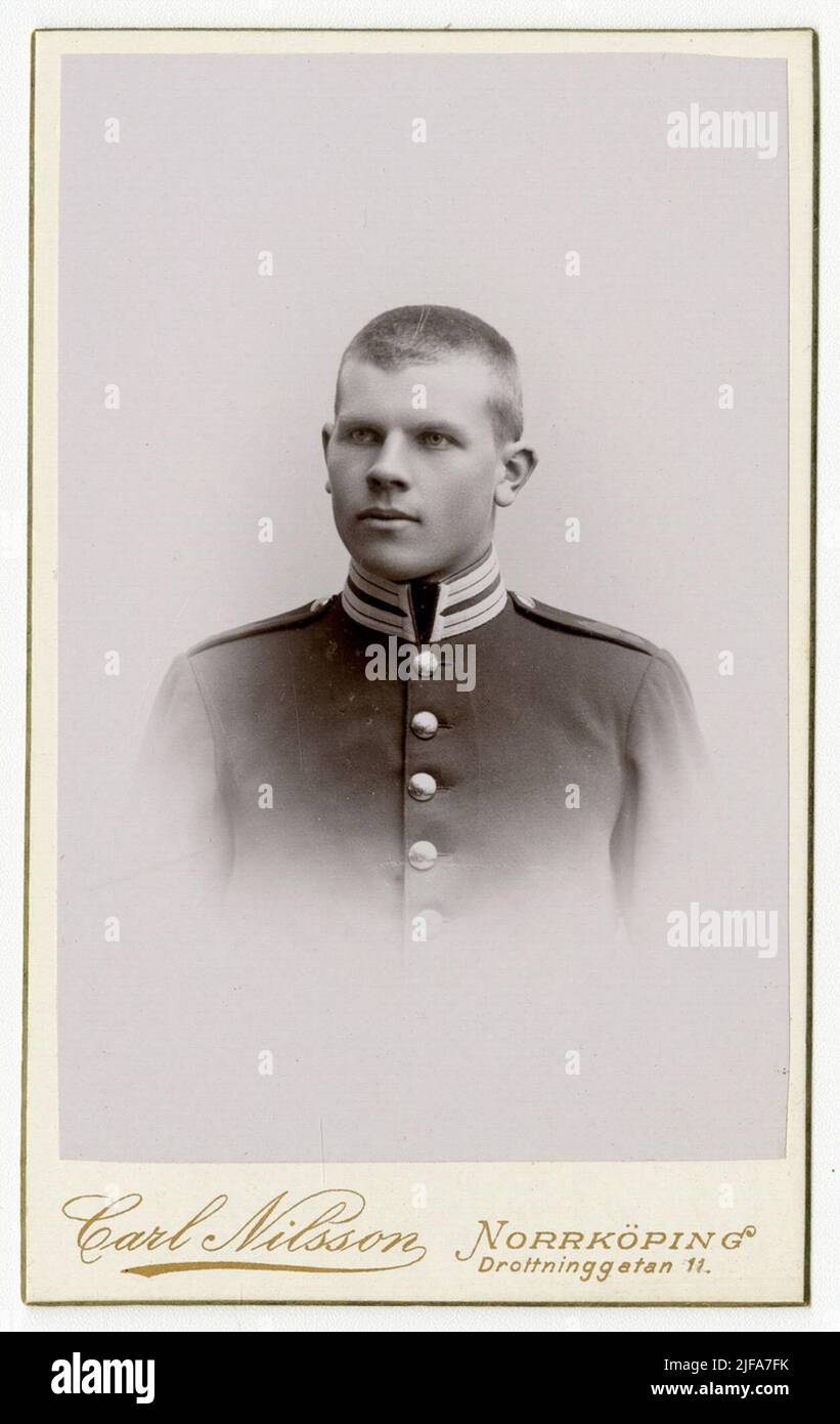 Portrait of Soldier Hild at the First Life Grenadier Regiment in 4 ...