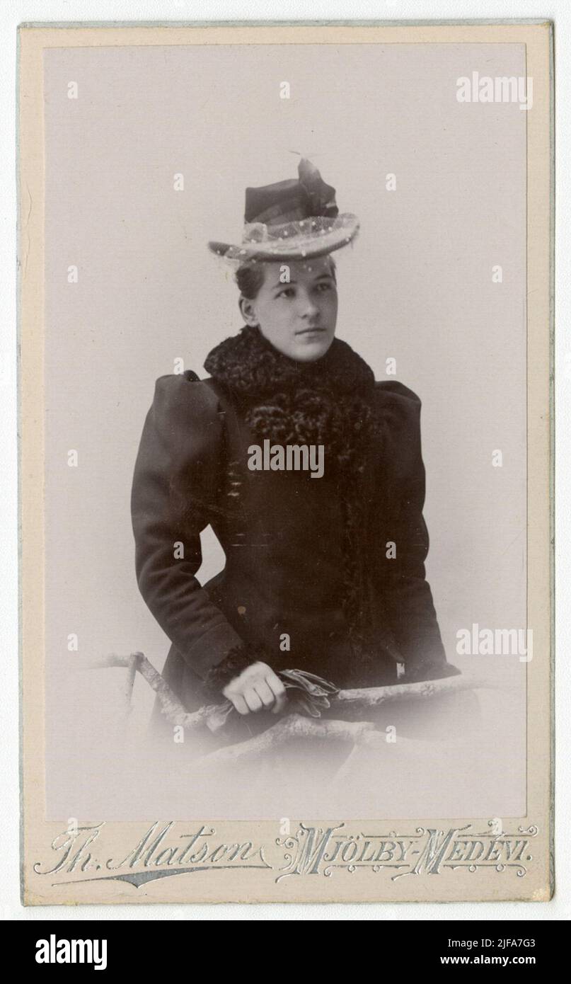 Portrait of unknown woman (Jenny Stark?). Portrait of unknown woman ...