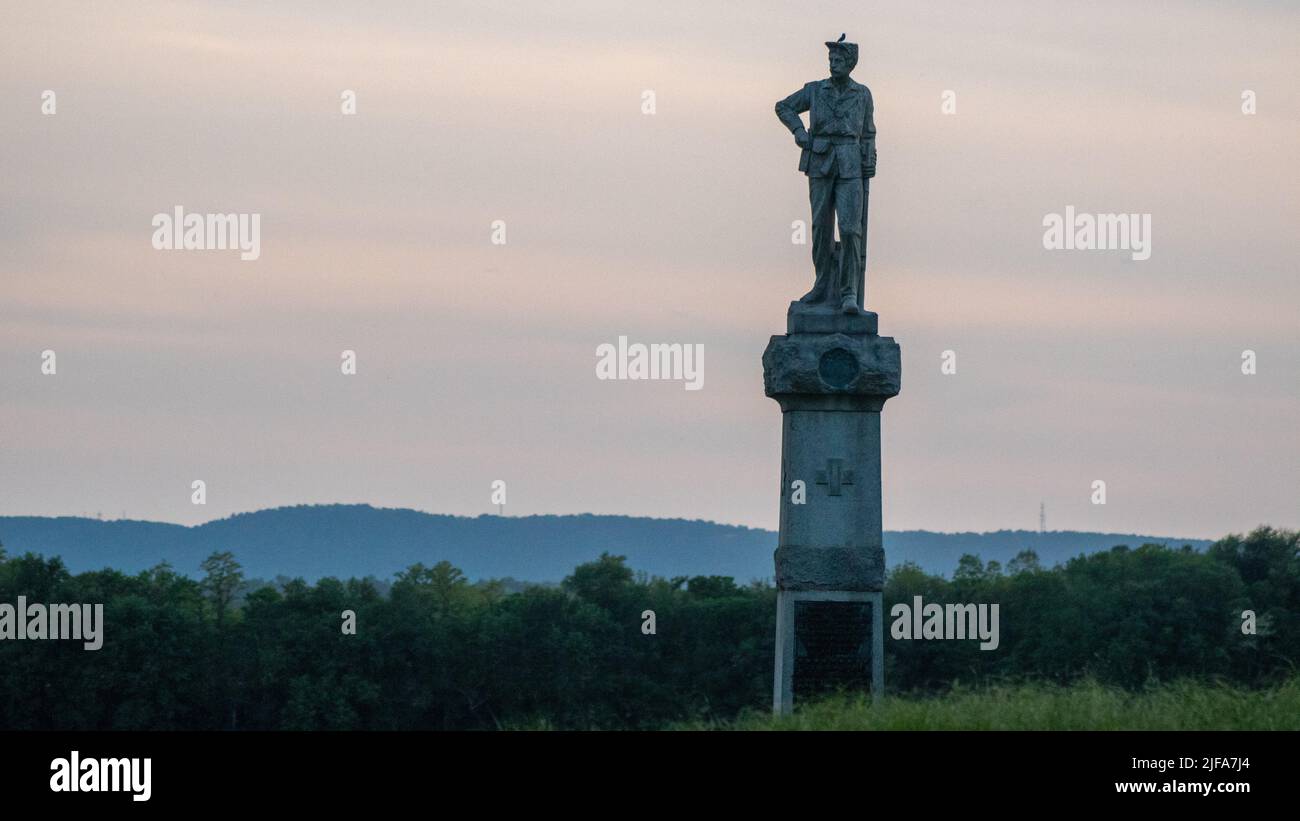 Monument at Monocacy National Battlefield Stock Photo - Alamy