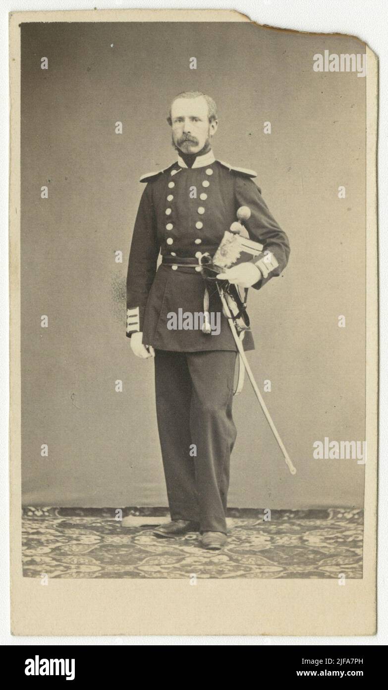 Portrait of Adolf Israel Gustaf Lagerfelt, lieutenant at the Second ...