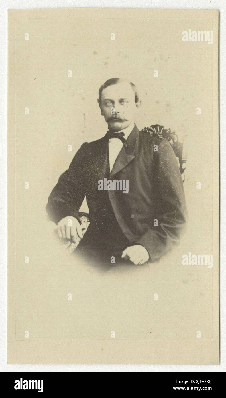 Portrait of Carl Wilhelm Alexander Ludvig de Geer, lieutenant at the ...