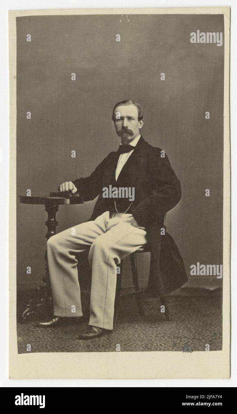 Portrait of Adolf Israel Gustaf Lagerfelt, lieutenant at the Second ...