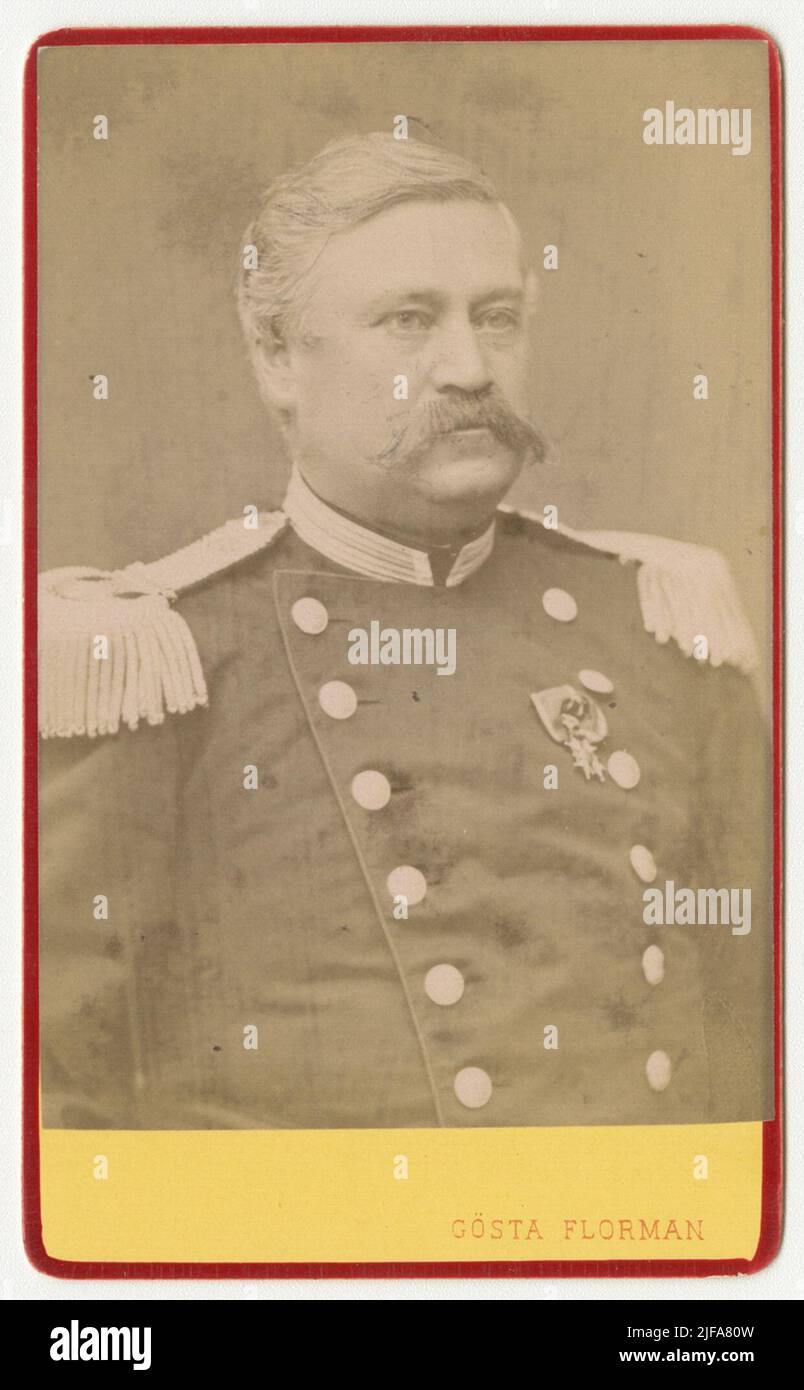 Portrait of Gustaf Harald Spens, colonel at the Second Life Grenadier ...