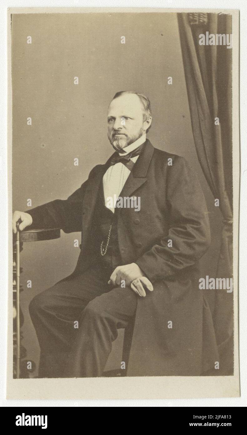 Portrait of Pehr Reinhold Bergman, first battalion doctor at the Second ...