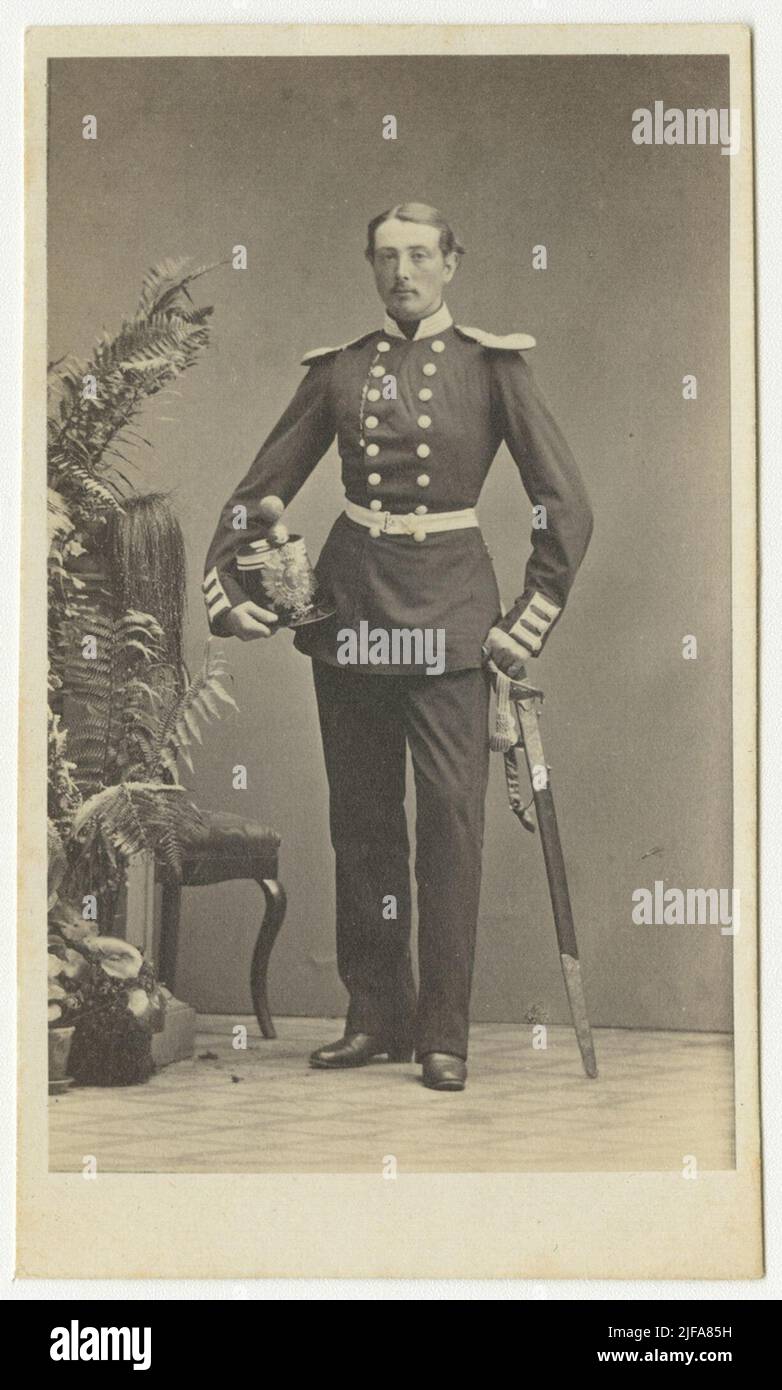Portrait of Johan Magnus Edvard Fornell, officer at the Second Life ...