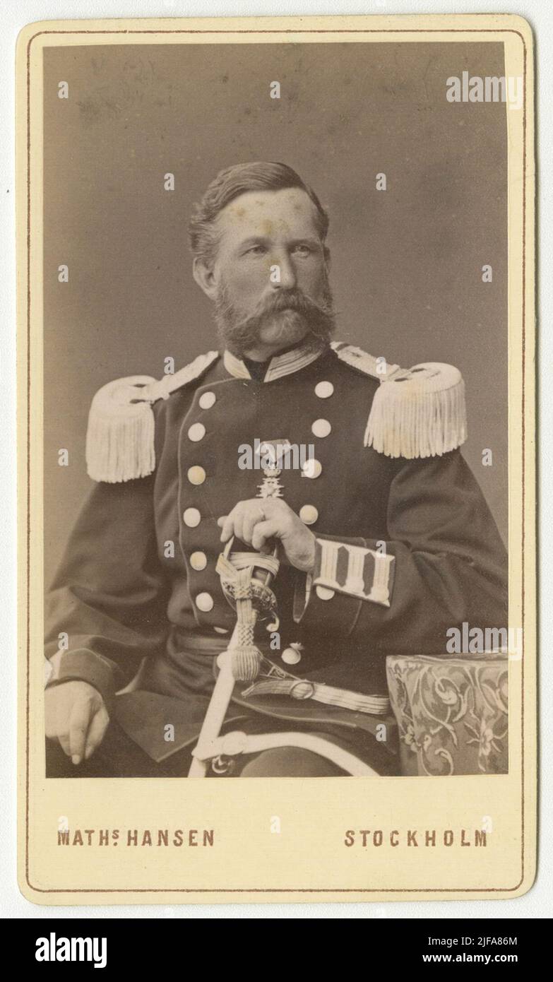 Portrait of Gustaf Henrik Falkengréen, officer at the Second Grenadier ...
