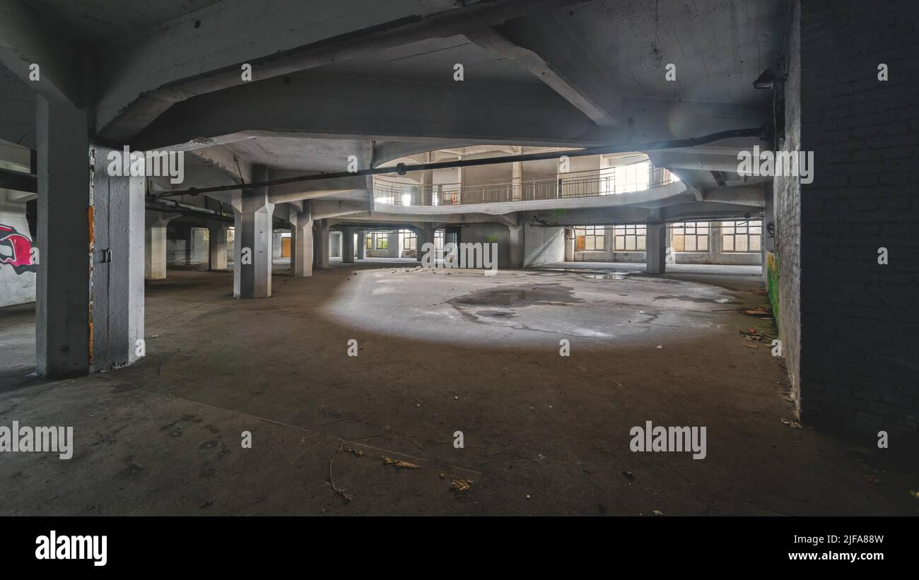 Abandoned warehouse, KHD, Cologne, North Rhine-Westphalia, Germany ...