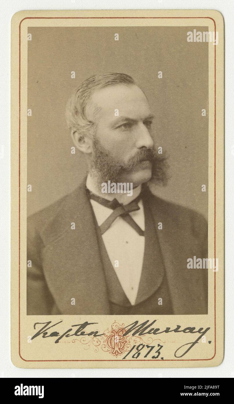 Portrait of Adolf Wilhelm Murray, captain of Småland's grenadier ...