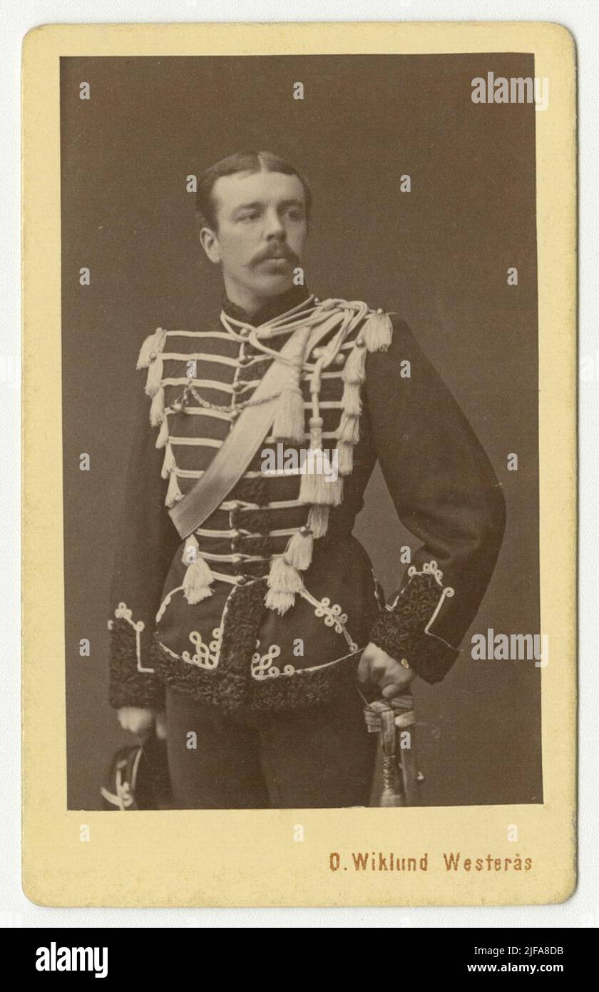 Portrait of Gustaf Wathier Hamilton, lieutenant at the Life Regiment's ...