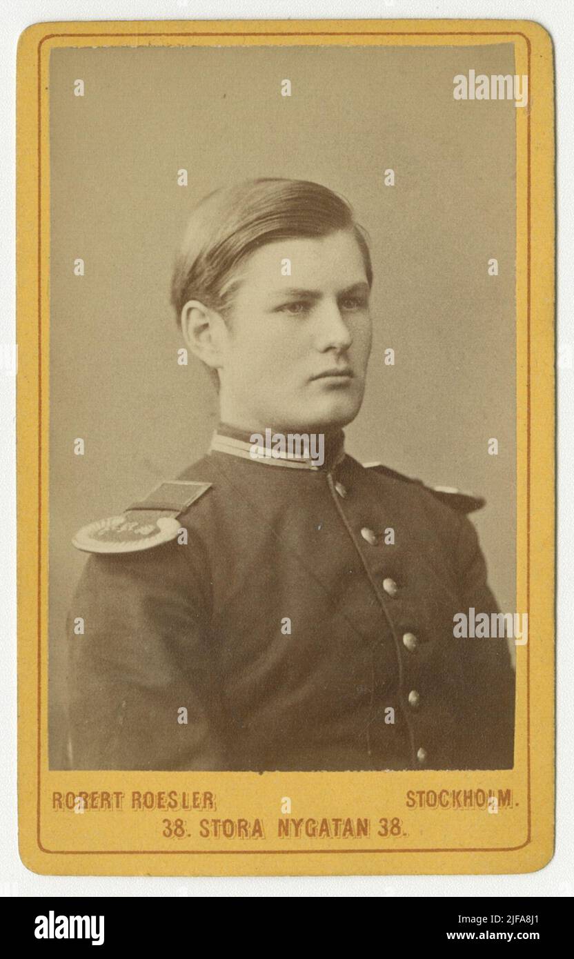 Portrait of Henning Rutger Wijkander, cadet at the Karlberg war school ...