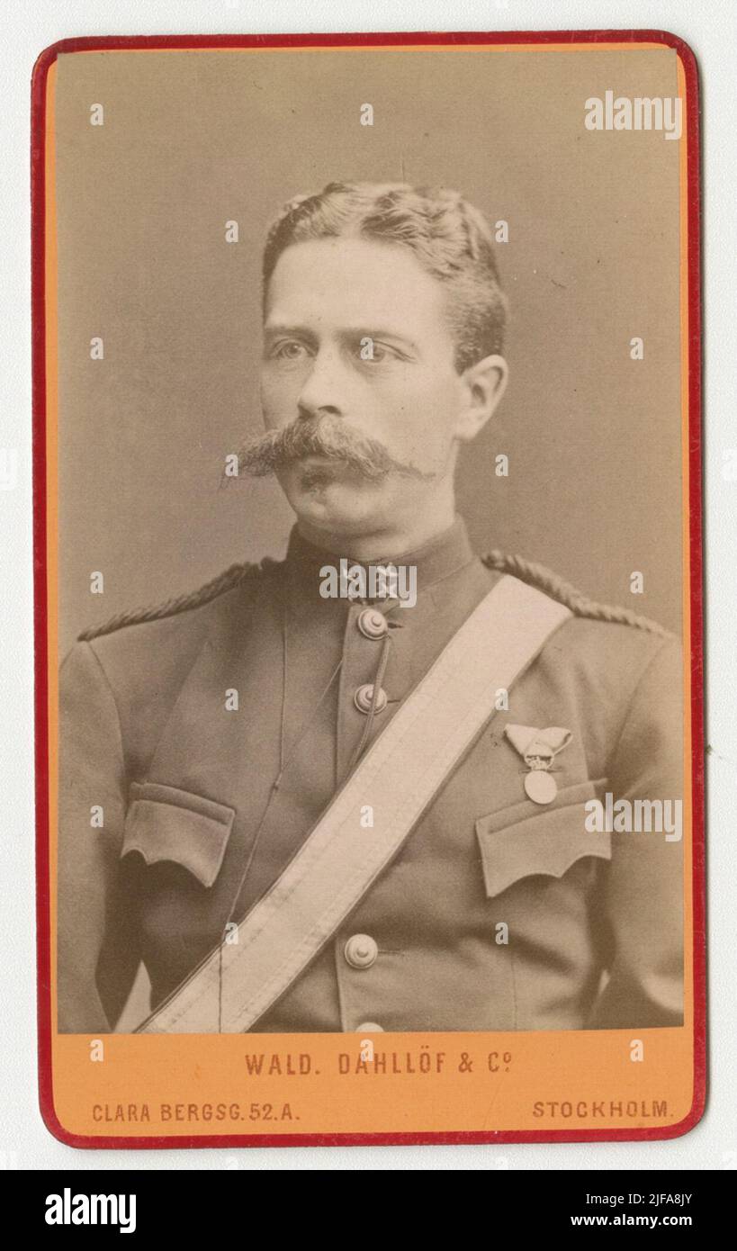 Portrait by Anders Jakob (Jacques) Roland de Laval, Lieutenant at ...