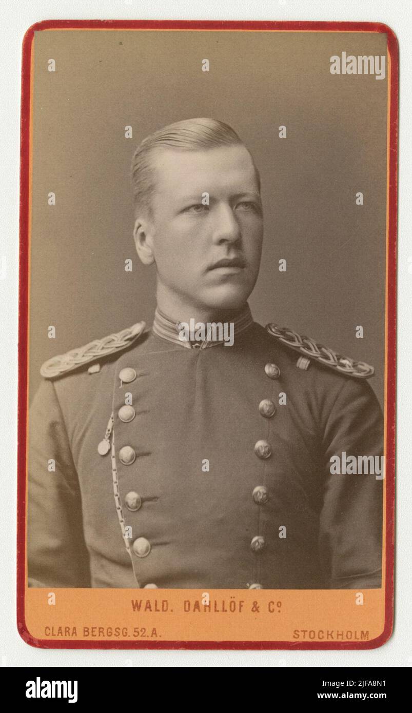 Portrait by Carl Henrik Ulrik Scheffer, lieutenant at Skaraborg's ...
