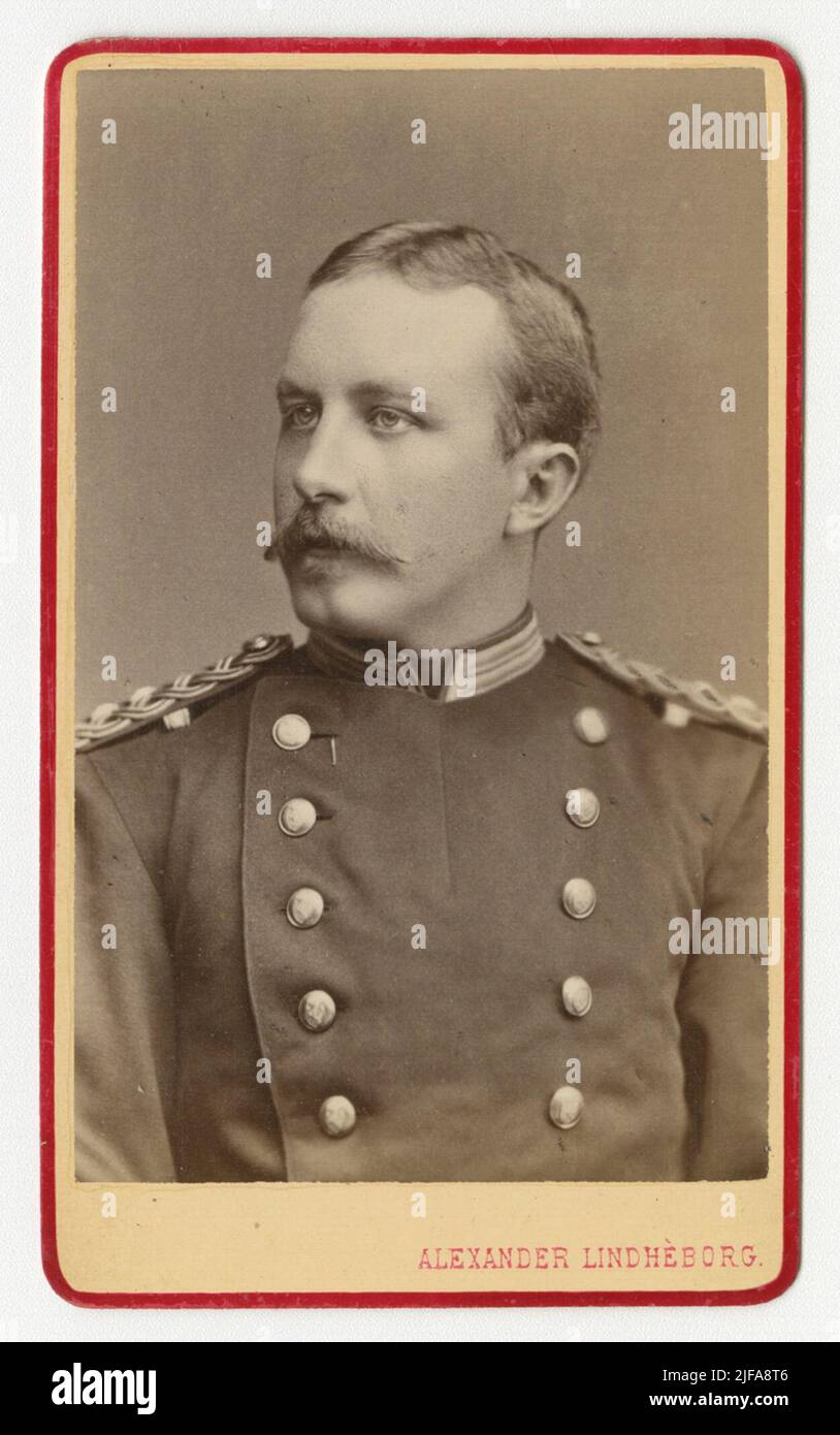 Portrait by Fredrik Forssman, lieutenant at Skaraborg's regiment in 9 ...