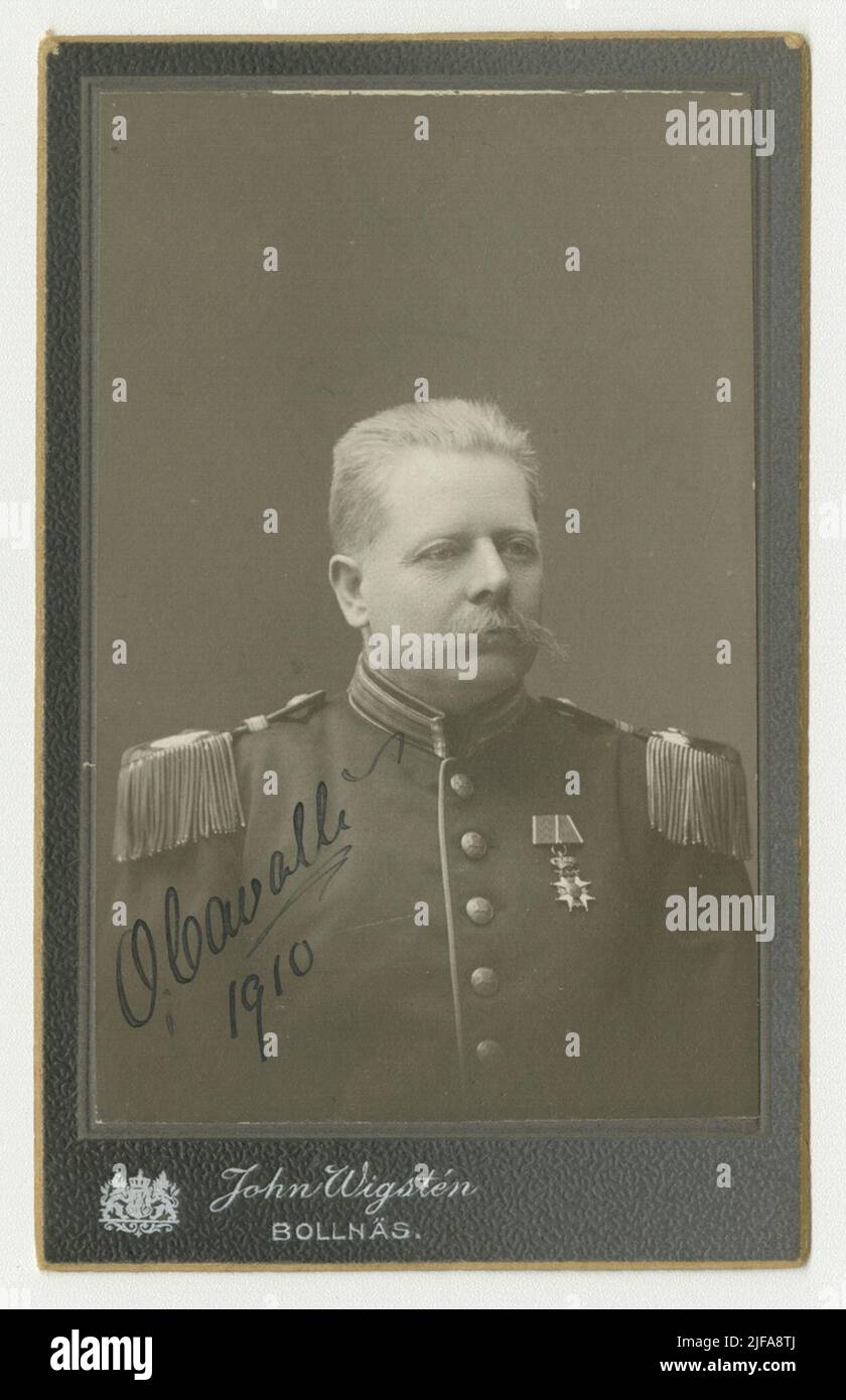 Portrait of Carl Otto Cavalli, major at Hälsinge regiment in 14 Stock ...