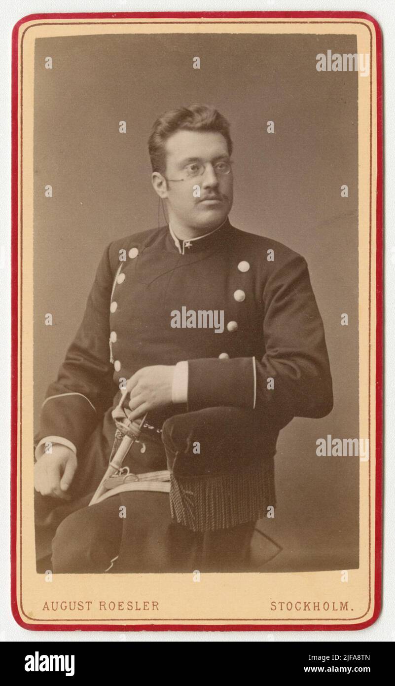 Portrait of August Torsten Sigurd Ehrenborg, Lieutenant at the First ...