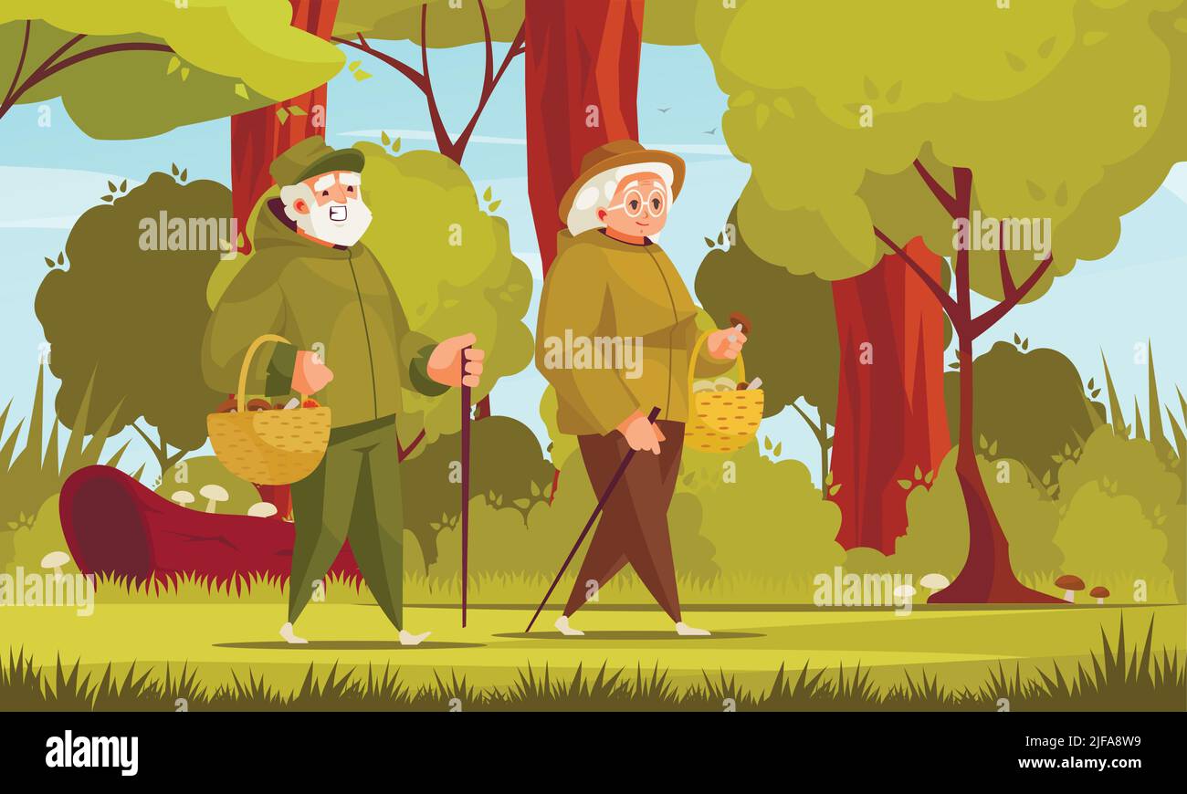 Hunting and gathering cartoon hi-res stock photography and images - Alamy