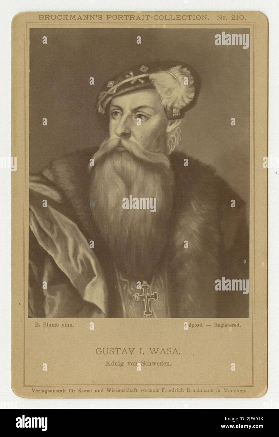 Portrait of Gustav Vasa Stock Photo - Alamy