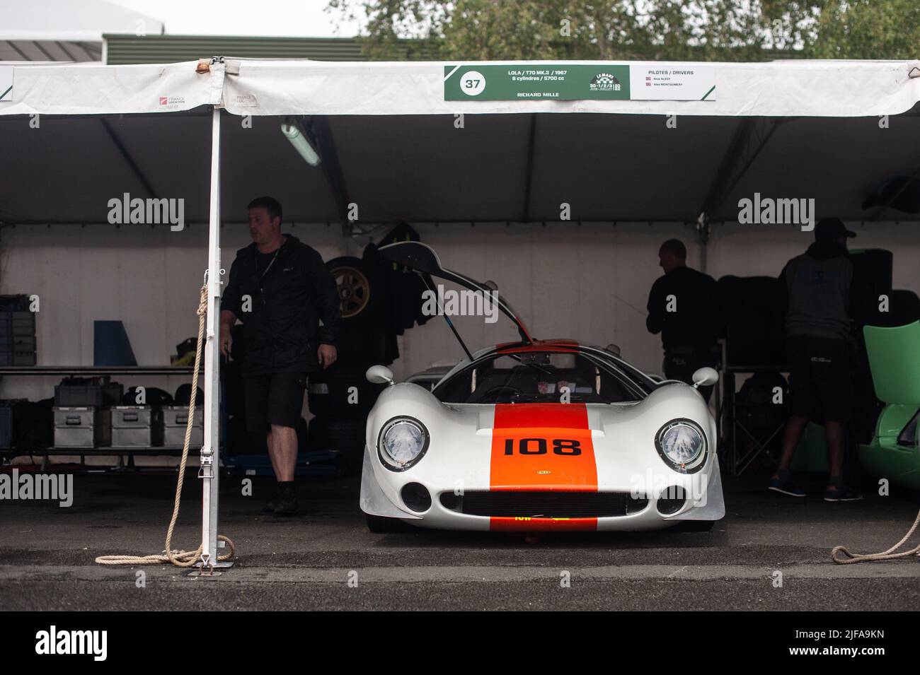 Lola T70 MK3 1967 during the Le Mans Classic 2022 from June 30 to July ...
