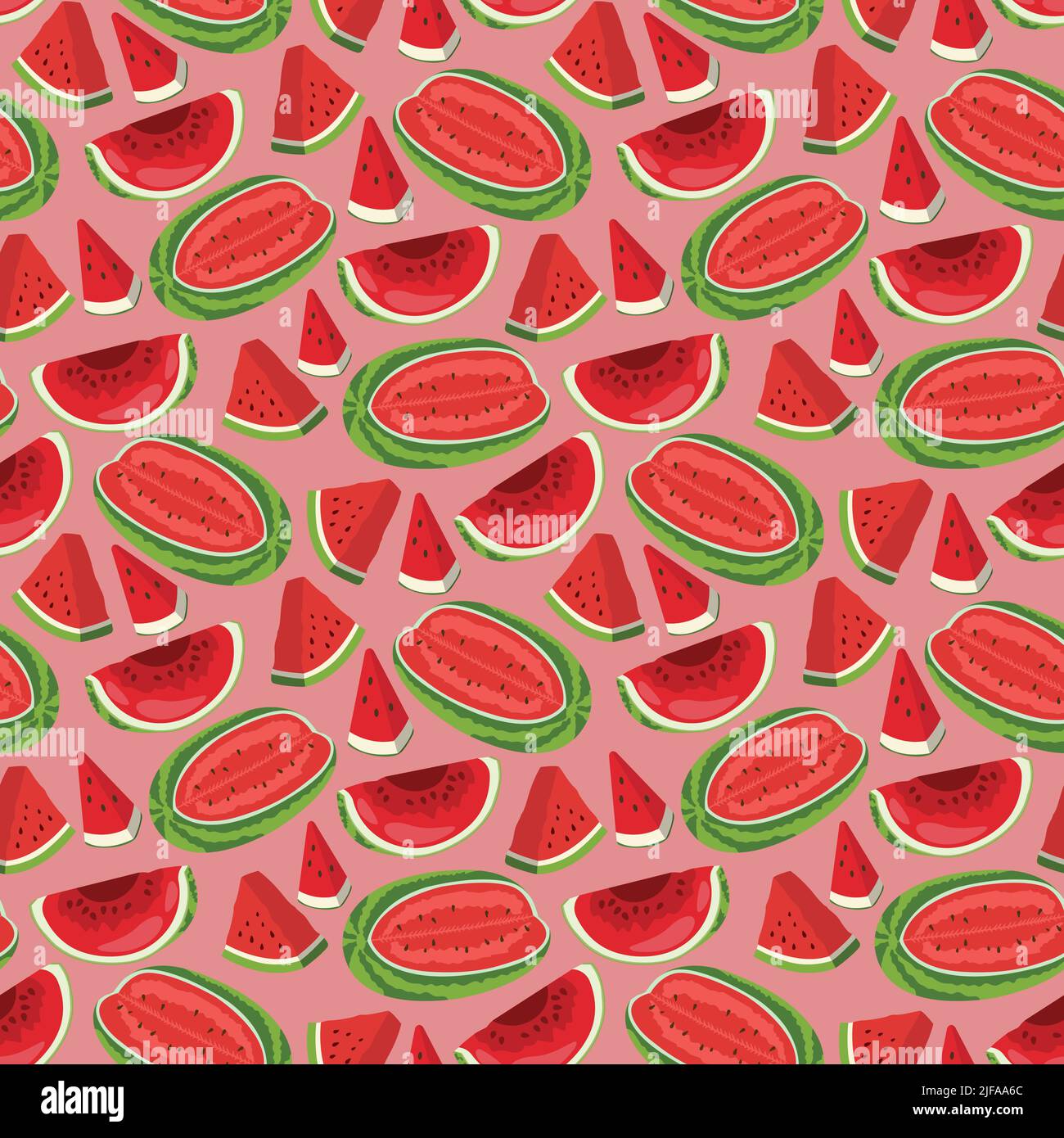 Watermelon pattern. Seamless pattern texture design Stock Vector Image ...