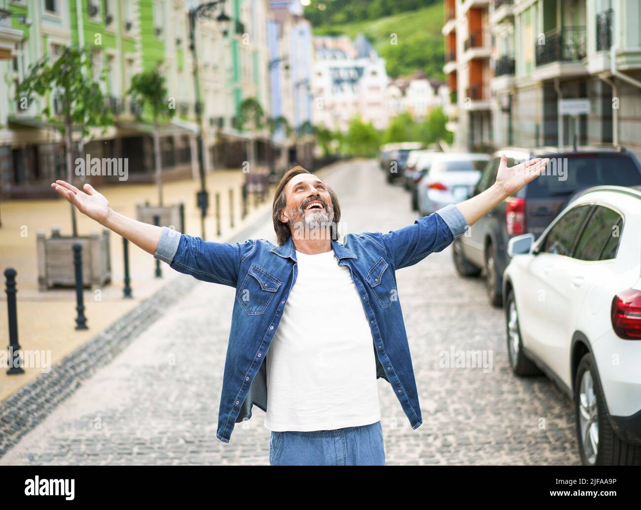 Man thanks god hi-res stock photography and images - Alamy