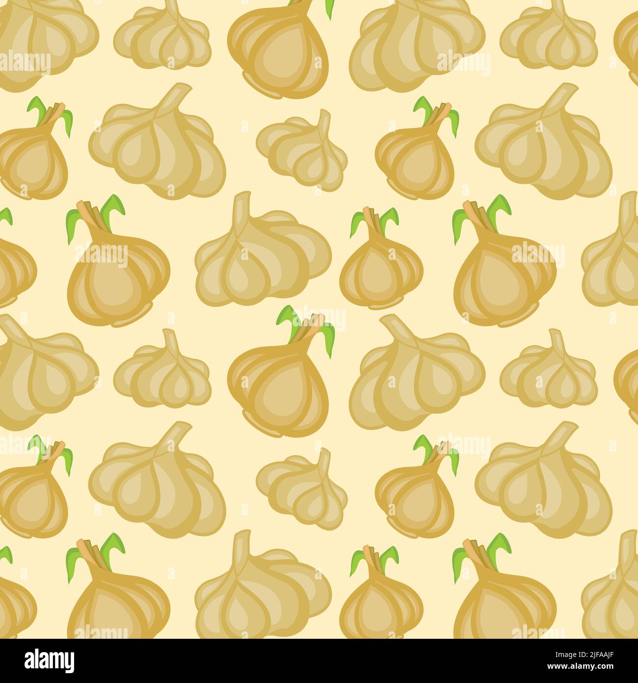 Garlic Seamless pattern. Seamless pattern texture design Stock Vector ...