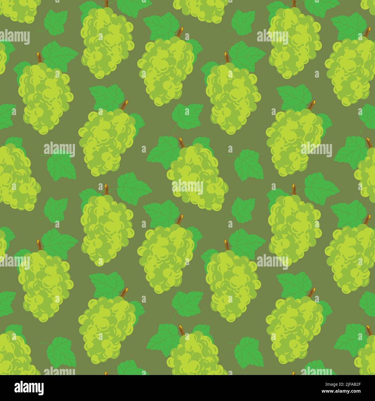 Grape bunch seamless pattern on white background with leaves, Fresh organic food, grapes pattern ...
