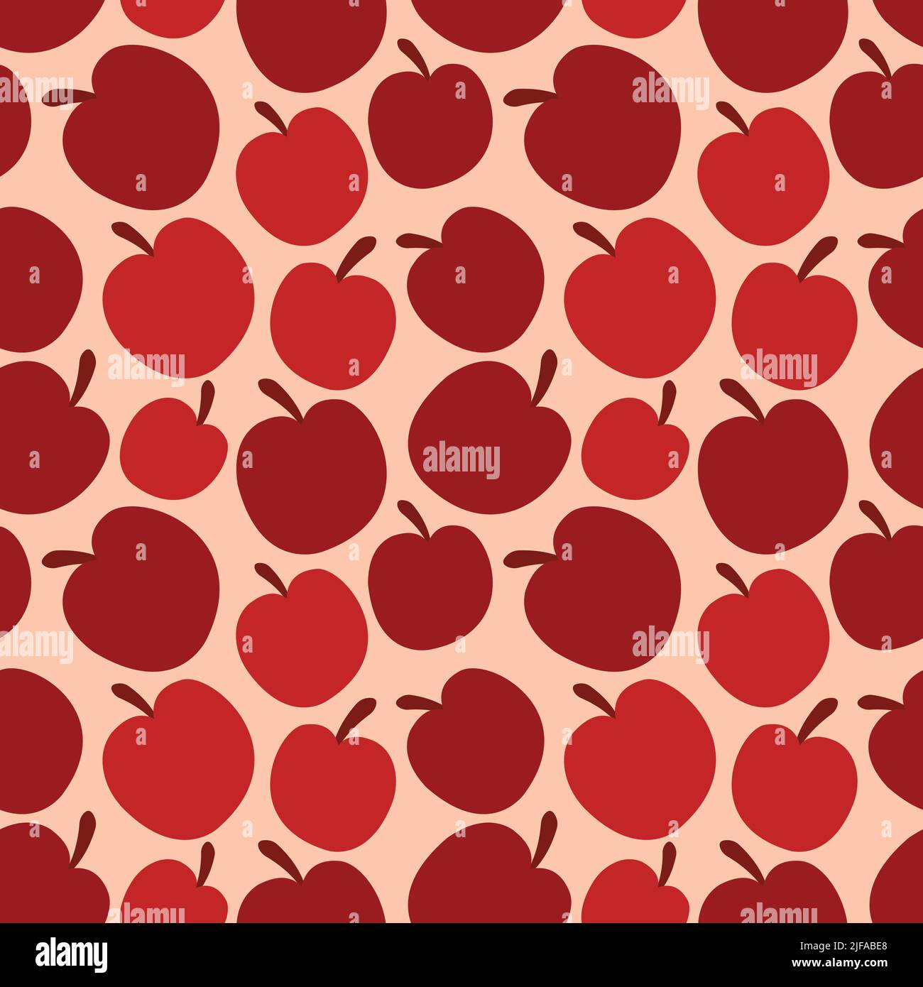 Vector image. Apples seamless pattern. Seamless pattern texture design ...