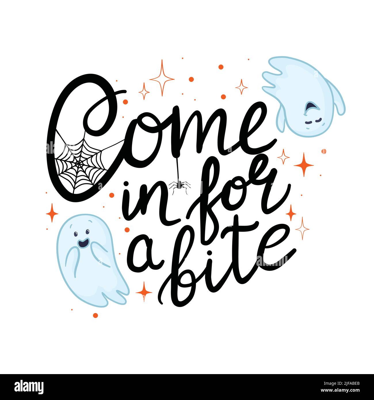 Flying ghost spirit. Happy Halloween. Scary white ghosts. Cute cartoon ...