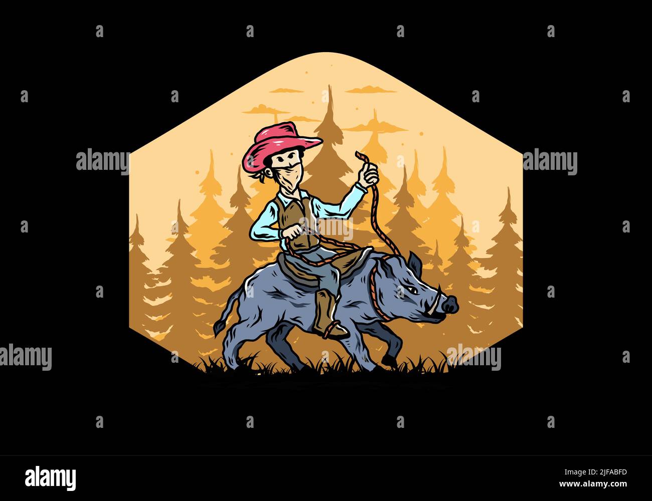 White horse canyon Stock Vector Images - Alamy