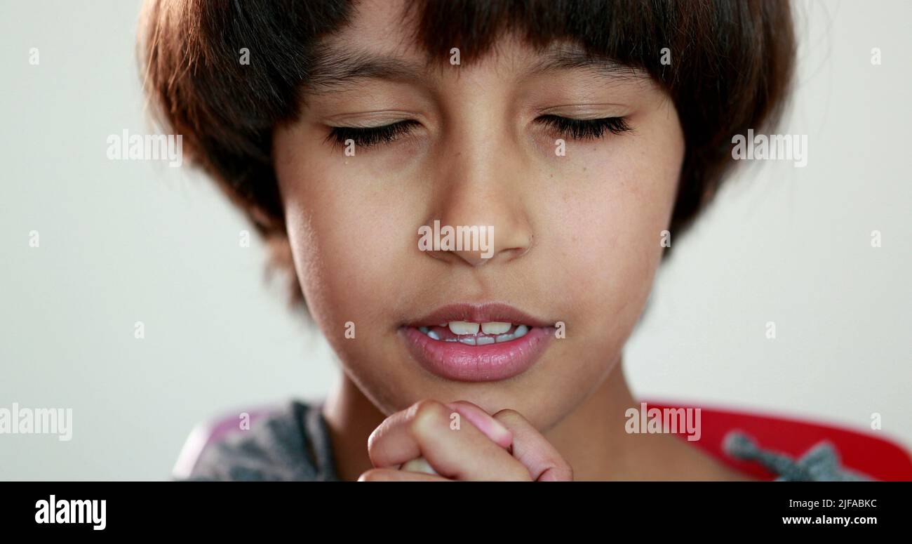 Portrait prayerful hi-res stock photography and images - Alamy