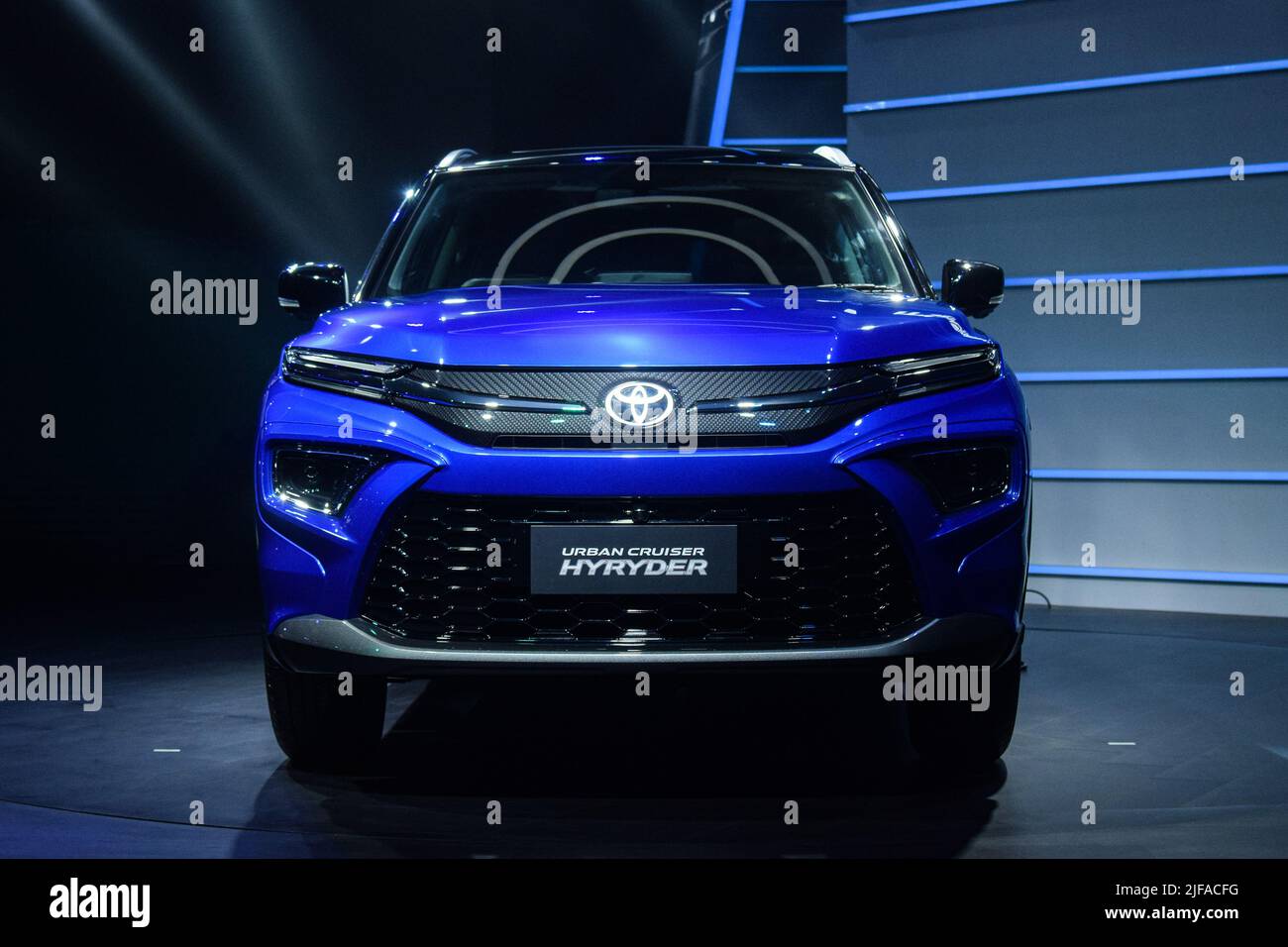 New Delhi, India. 01st July, 2022. A Toyota Urban Cruiser Hyryder ...