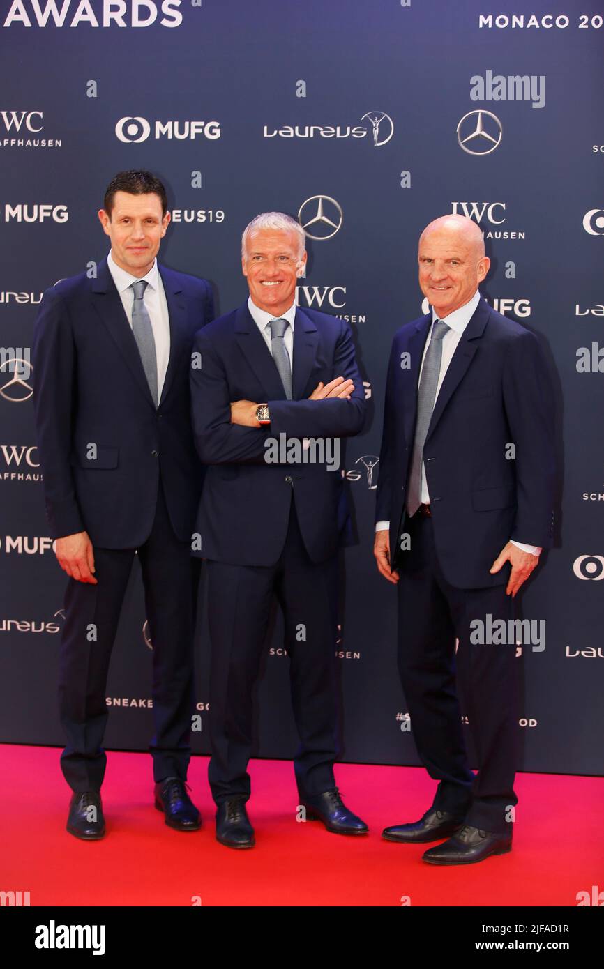 Didier Deschamps, coach of the French national football team, red ...