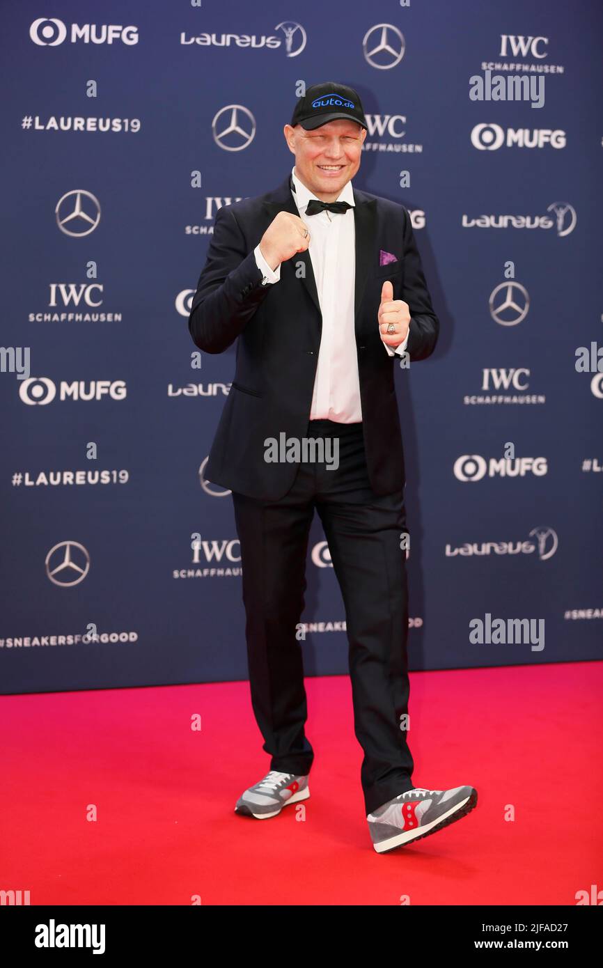 Axel Schulz, former boxer, Red Carpet, Laureus World Sports Awards 2019 ...