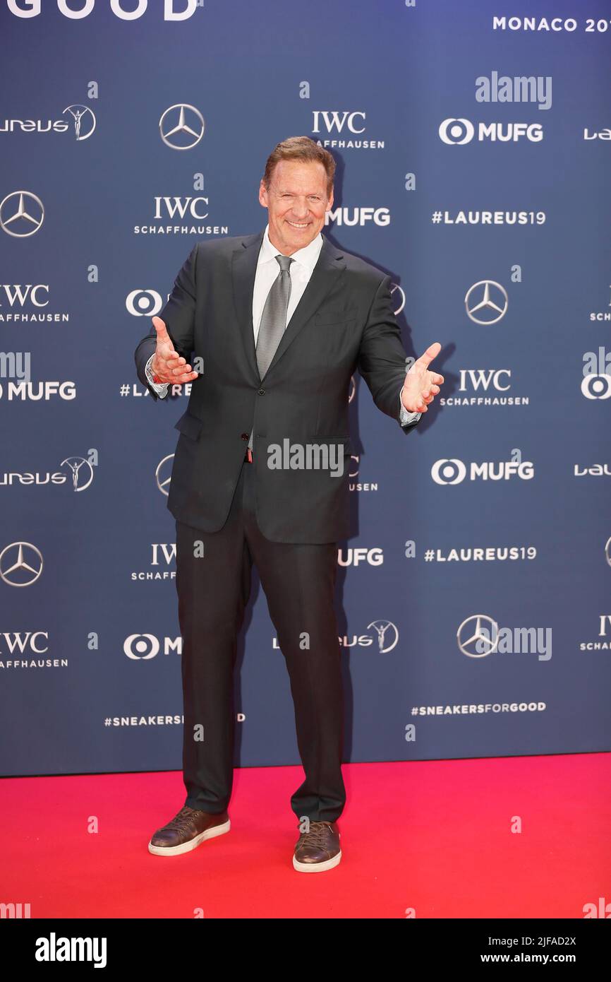 Ralf Moeller, actor and former bodybuilder, red carpet, Laureus World ...
