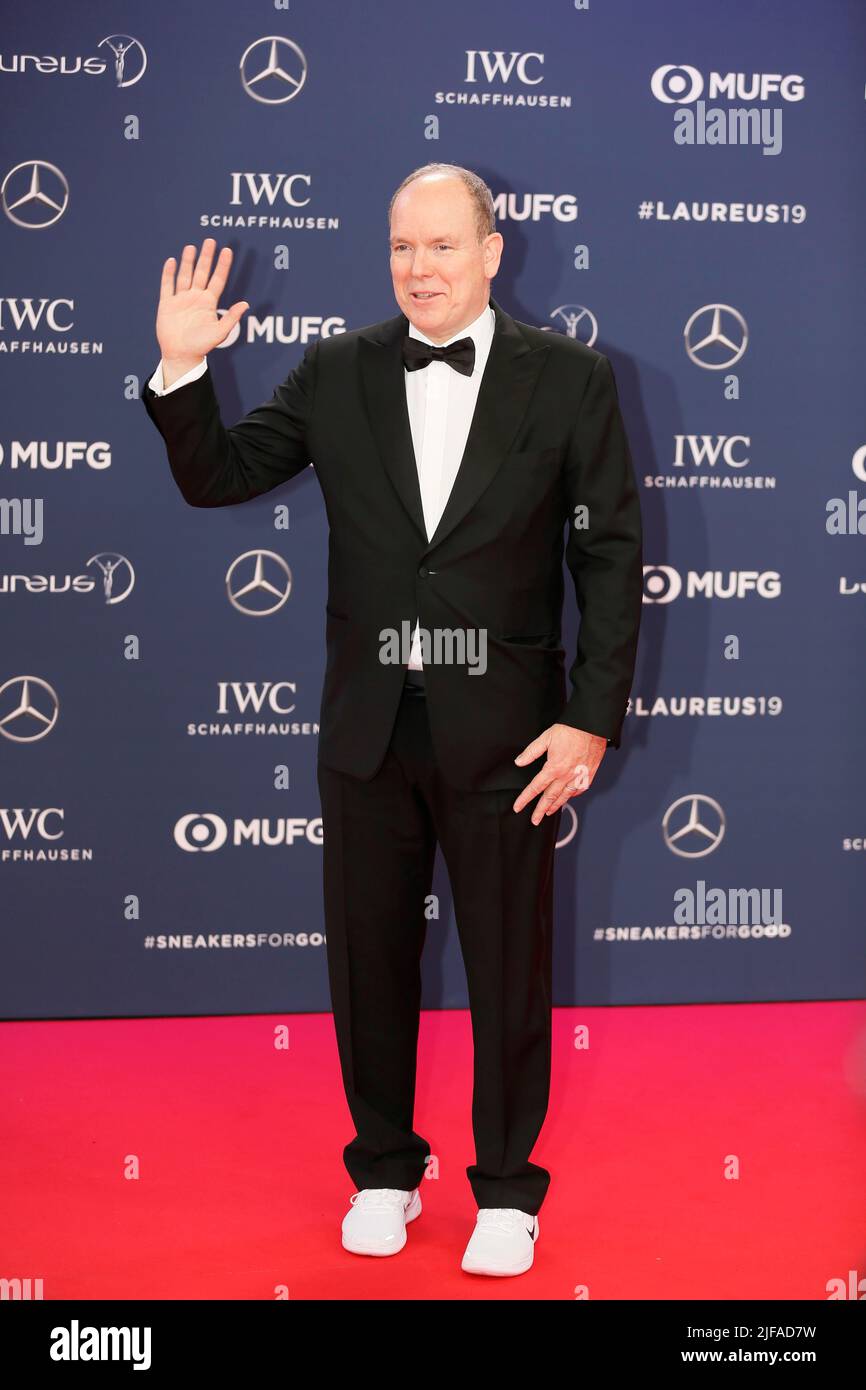 Prince Albert II of Monaco, Red Carpet, Laureus World Sports Awards ...