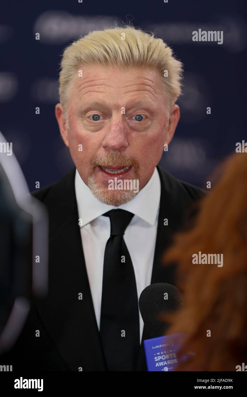 Boris Becker, former tennis player, Red Carpet, Laureus World Sports ...
