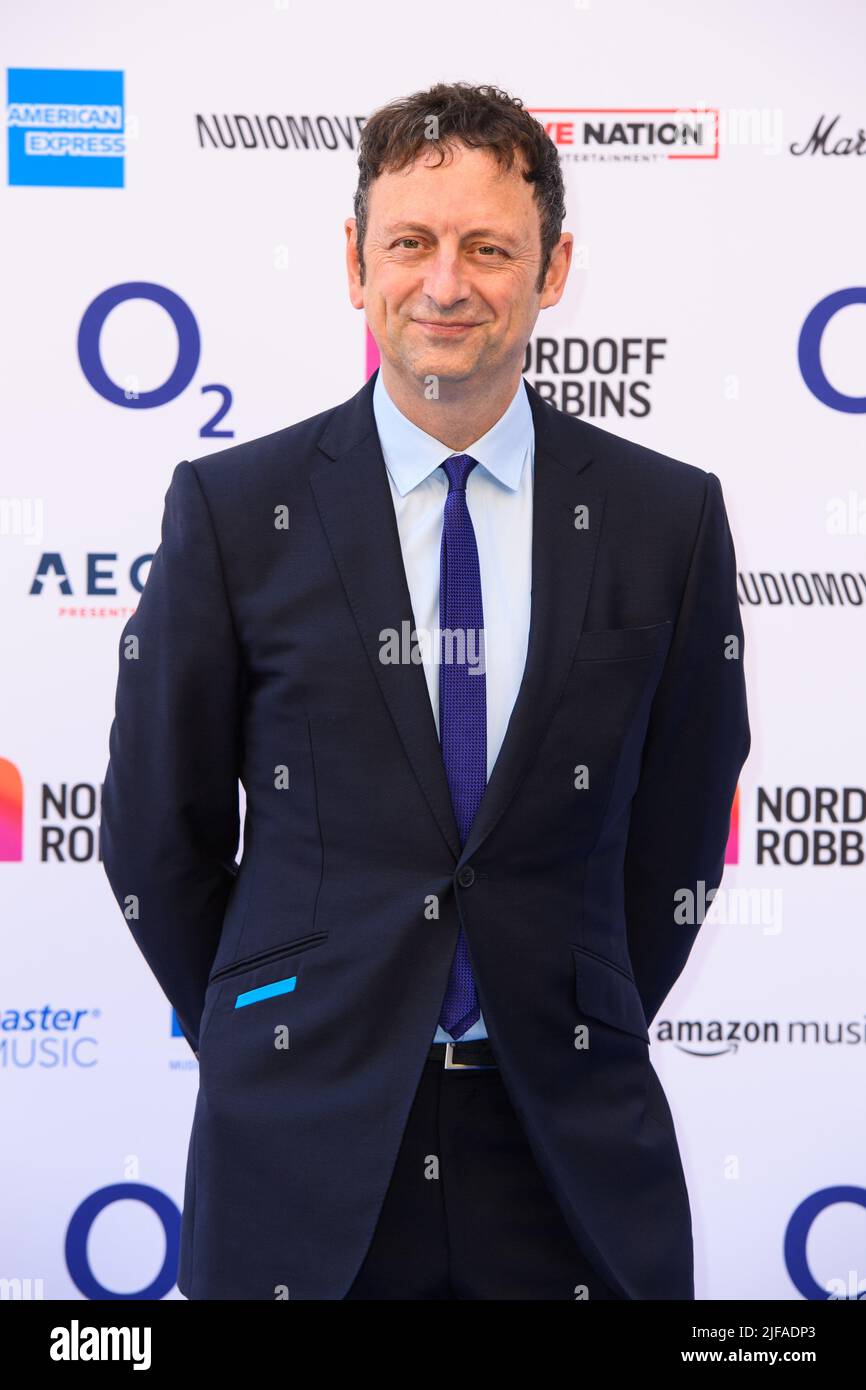 London, UK. 1st July, 2022. Matt Allwright attending the Nordoff ...