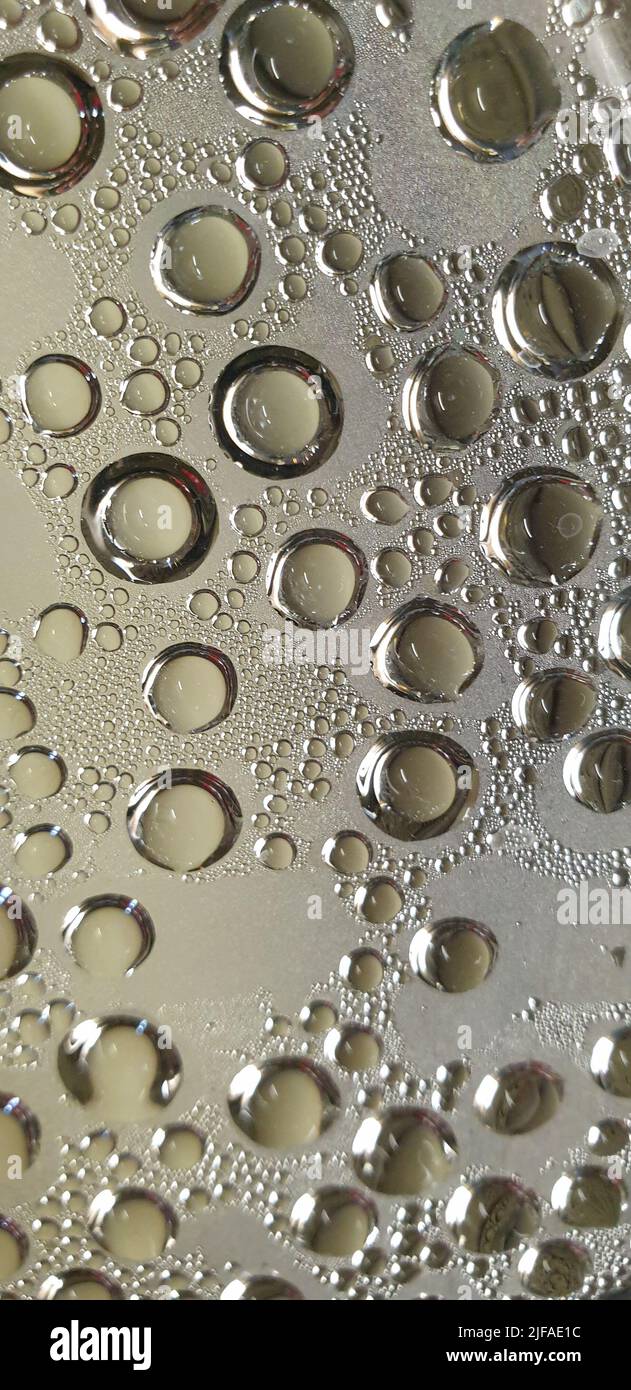 Raindrops on glass evening hi-res stock photography and images - Alamy